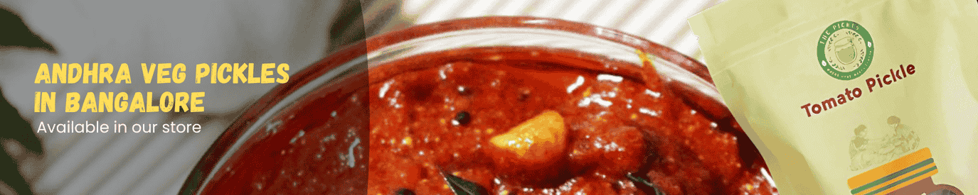 Andhra Veg Pickles | Authentic Spicy & Homemade - The Pickls